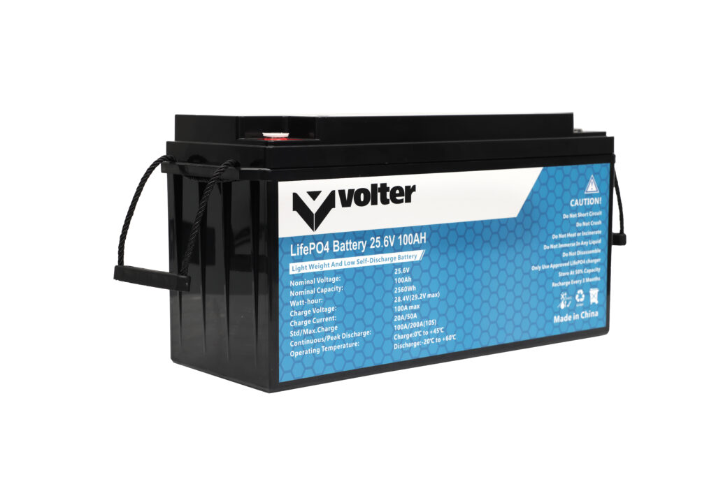 Купить АКБ Volter Lifepo4 25.6V 100Ah - Стабилизаторы напряжения Volter