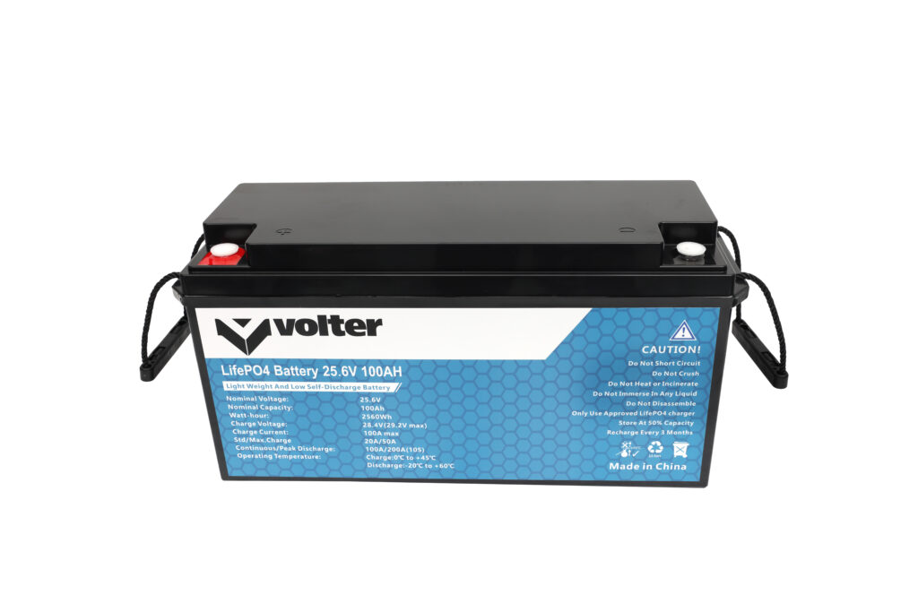 Купить АКБ Volter Lifepo4 25.6V 100Ah - Стабилизаторы напряжения Volter